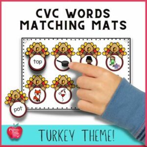 Thanksgiving Reading Activity: CVC Words | Made By Teachers