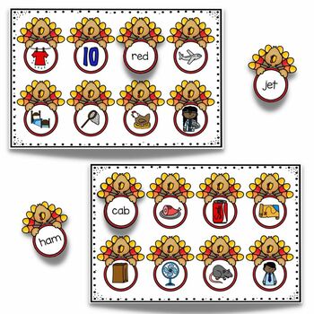 Thanksgiving Reading Activity: CVC Words | Made By Teachers