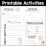 Valentine's Day Literacy Activities Worksheets | Made By Teachers