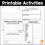 Valentine's Day Literacy Activities Worksheets | Made By Teachers