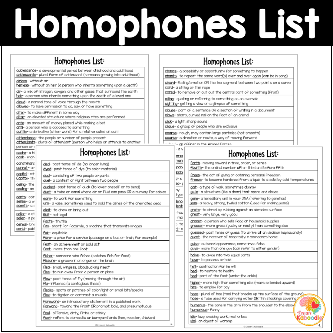 Homophones Activities, Task Cards, & Anchor Charts Mini Lesson | Made ...