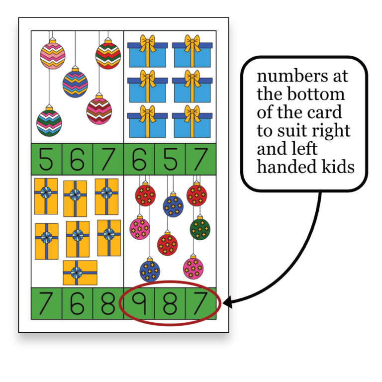 Christmas Math Activity - Count And Clip Cards - Counting to 20 Math ...