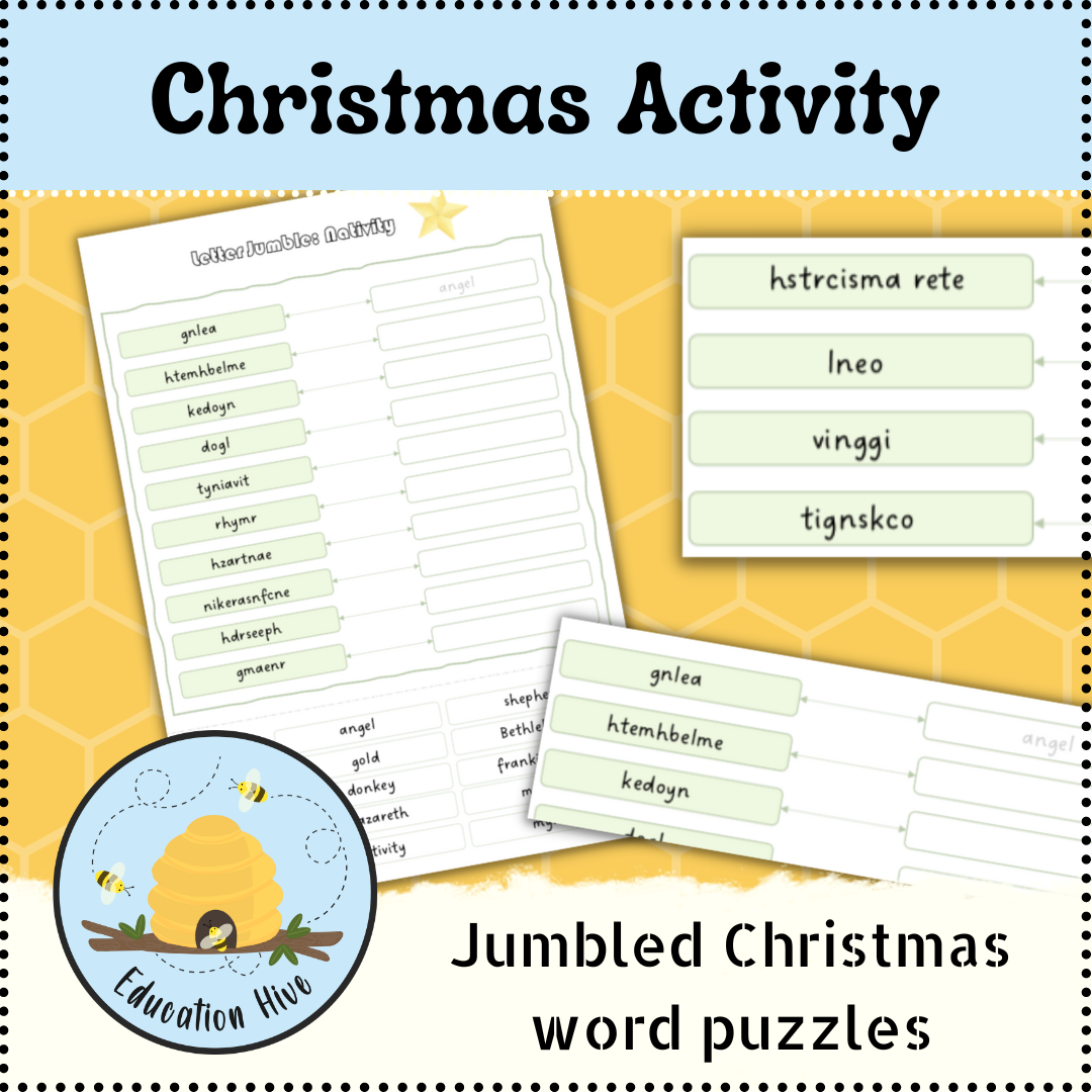 Christmas Activity: Letter Jumble - No Prep | Made By Teachers