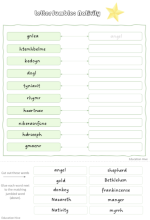 Christmas Activity: Letter Jumble - No Prep | Made By Teachers