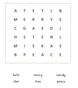 Christmas Activity: Word Search - No prep | Made By Teachers