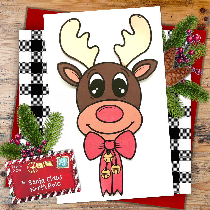 Rudolph Reindeer Christmas Craft | Made By Teachers