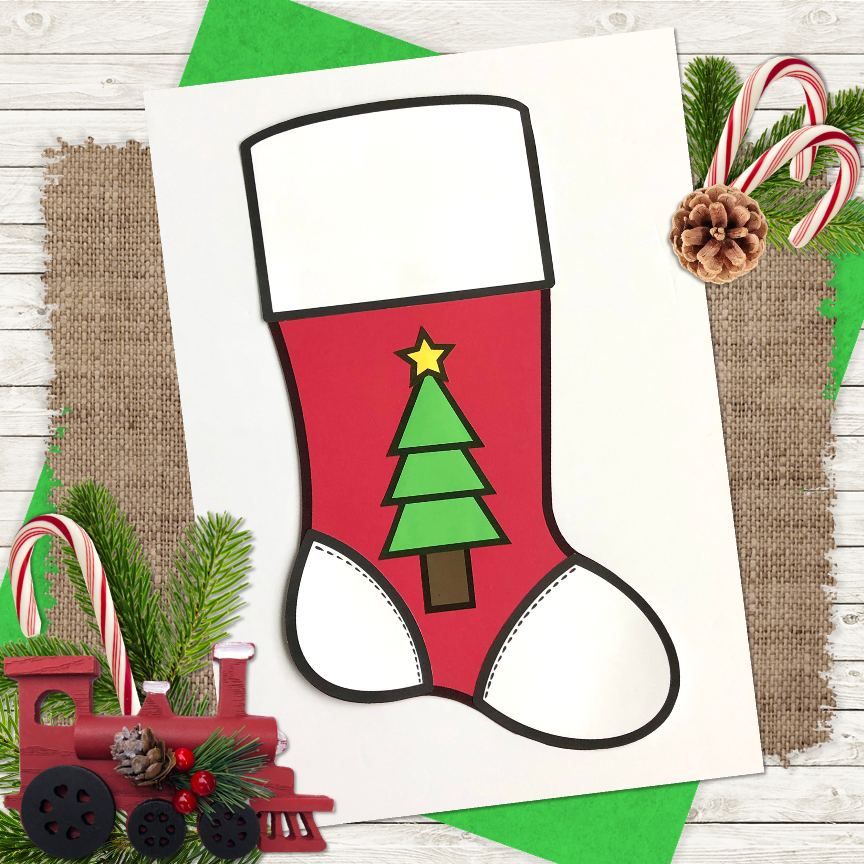 Christmas Stocking Craft | Made By Teachers