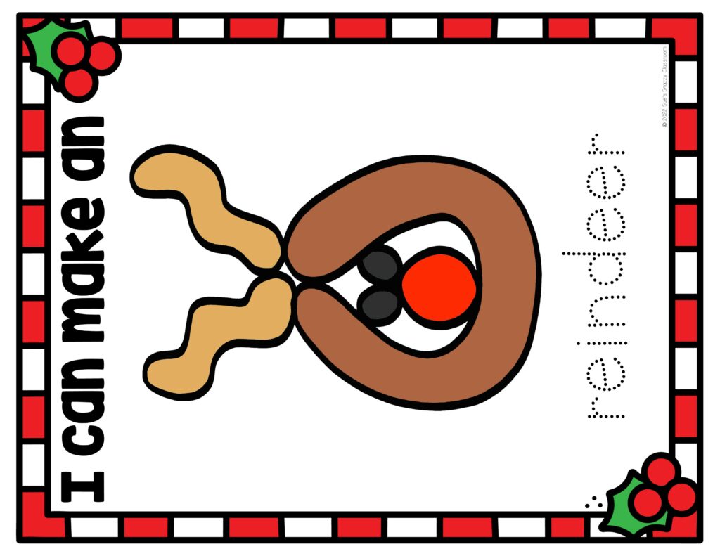 Christmas Playdough Cards and Mats | Fine Motor Skills Practice ...