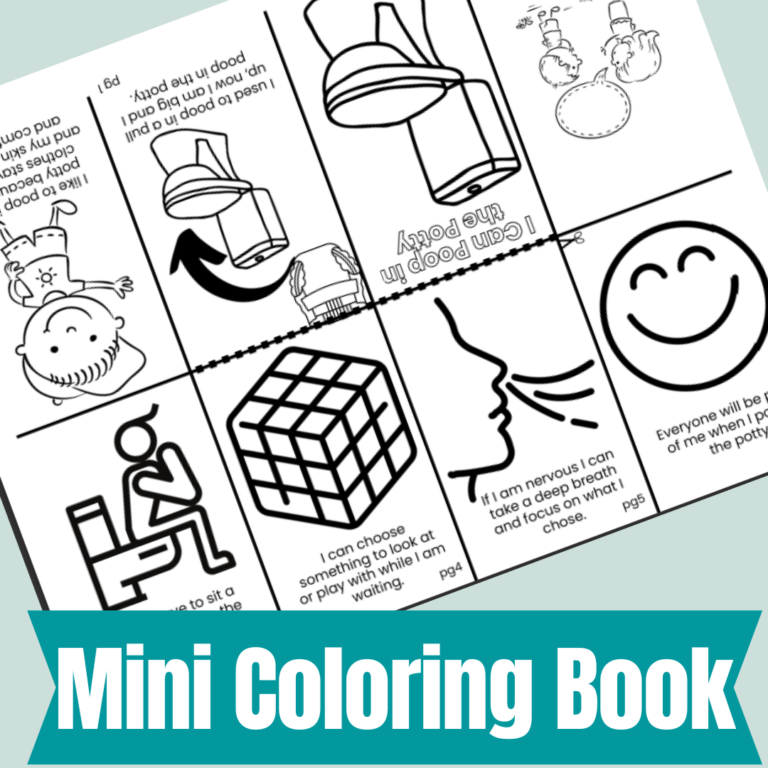 Poop Withholding Social Skills Story for Preschool Autism with Photos ...