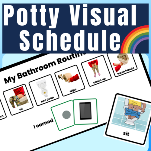 Autism Visual Support Bathroom Visual Schedule with photos | Made By ...