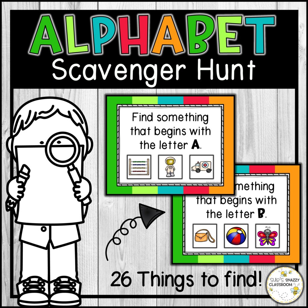 Digital Alphabet Themed Virtual Scavenger Hunt Activity | Made By Teachers