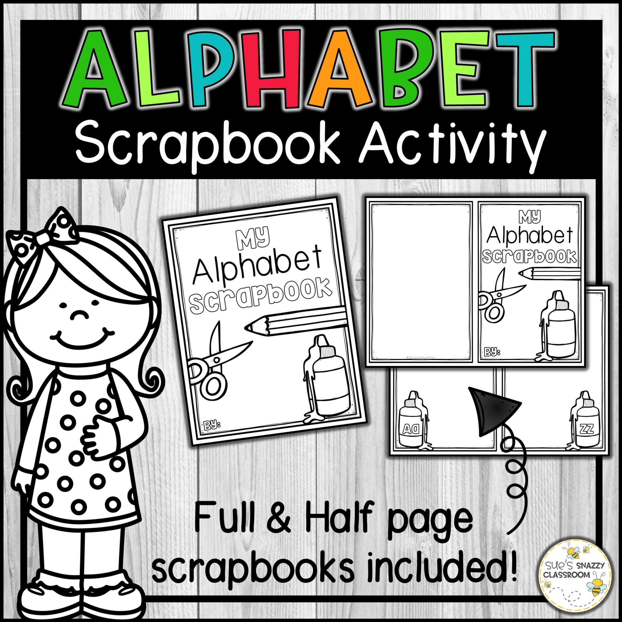 Alphabet Scrapbook | Beginning Sounds ABC Practice | Low-Prep Phonics ...