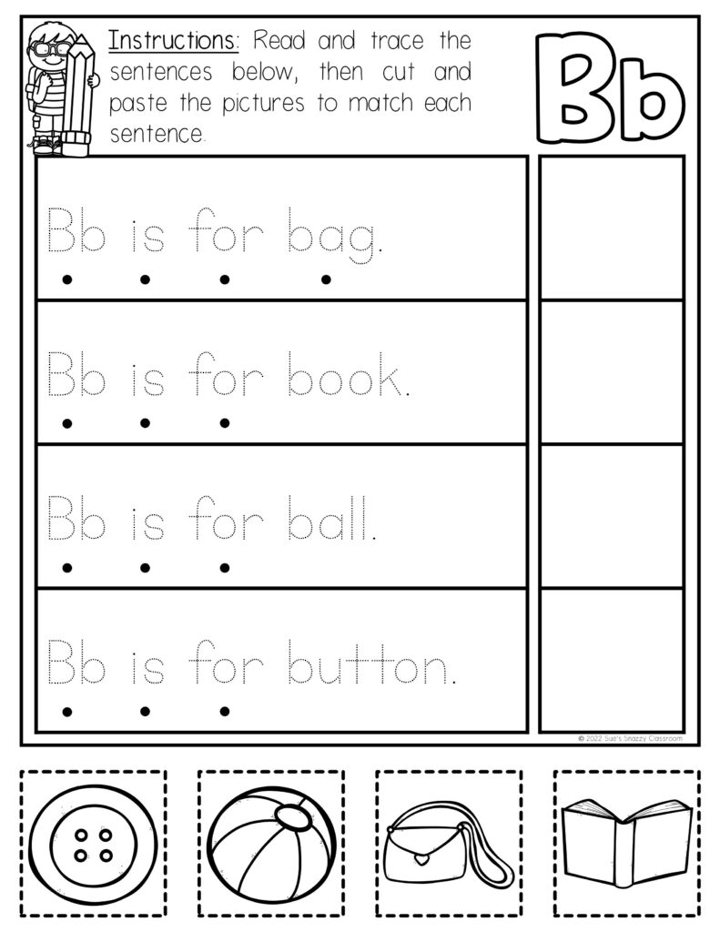 Alphabet Sentences and Fluency - ABC Letter Reading & Writing Practice ...