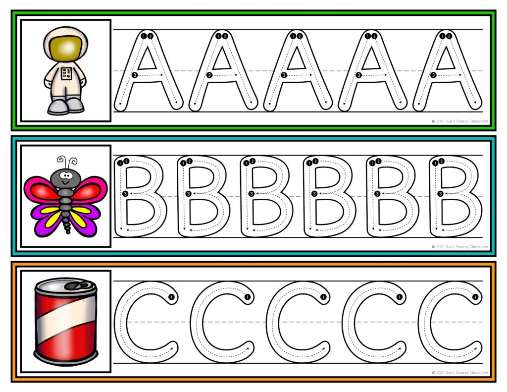 Alphabet Activity | Letter Formation | Trace, Write and Wipe Task Cards ...