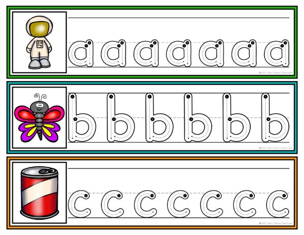 Alphabet Activity | Letter Formation | Trace, Write and Wipe Task Cards ...