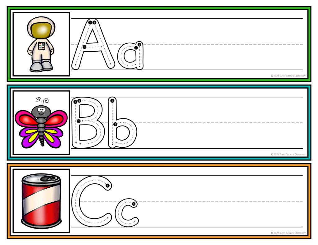Alphabet Activity | Letter Formation | Trace, Write and Wipe Task Cards ...