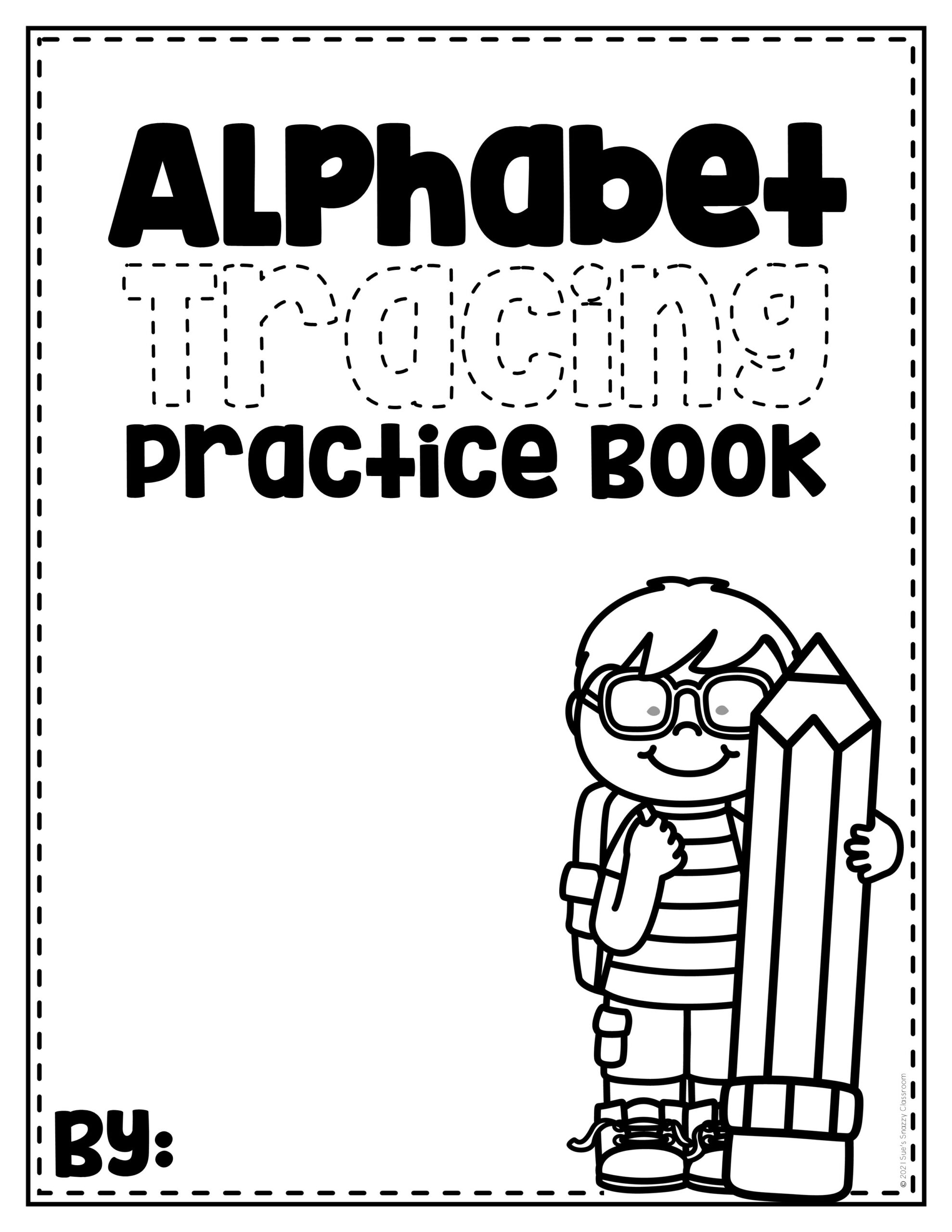 Alphabet Picture and Letter Tracing Practice Pages - Fine Motor Skills ...