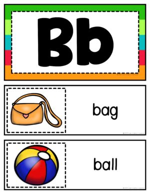 Alphabet Word Wall Cards | Letter Sound Word Wall | ABC Bulletin Board | Made By Teachers