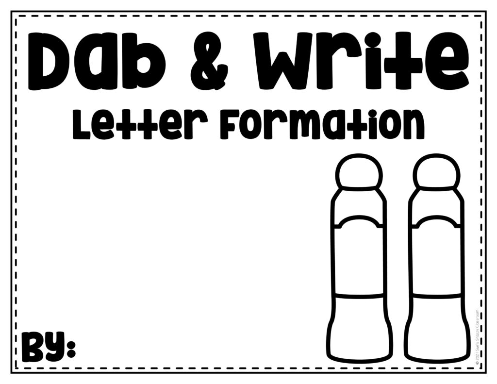 Letter Recognition and Formation | Alphabet Dab Worksheets | Phonics ...