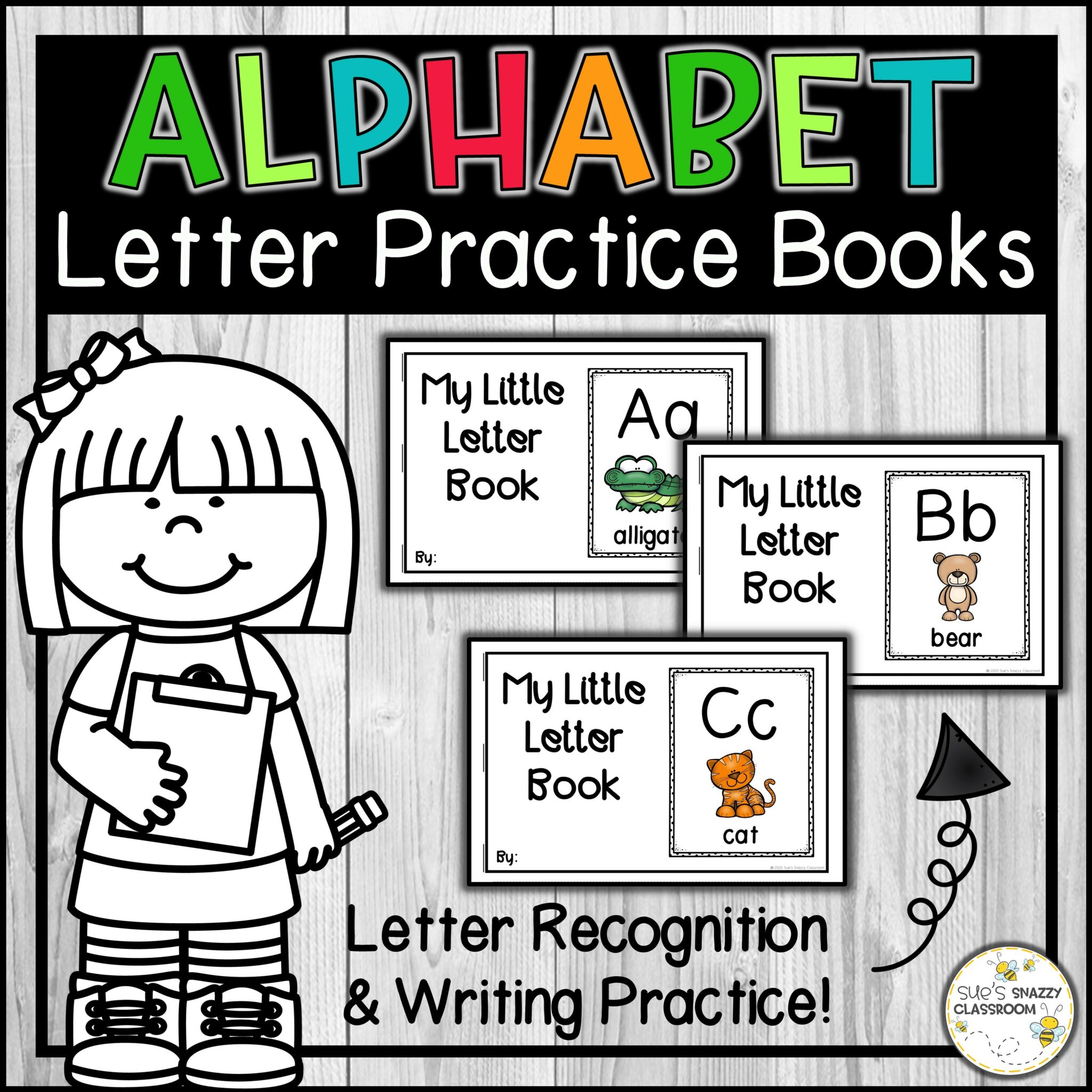 Alphabet Books | Letter Recognition and Writing Practice Activities ...