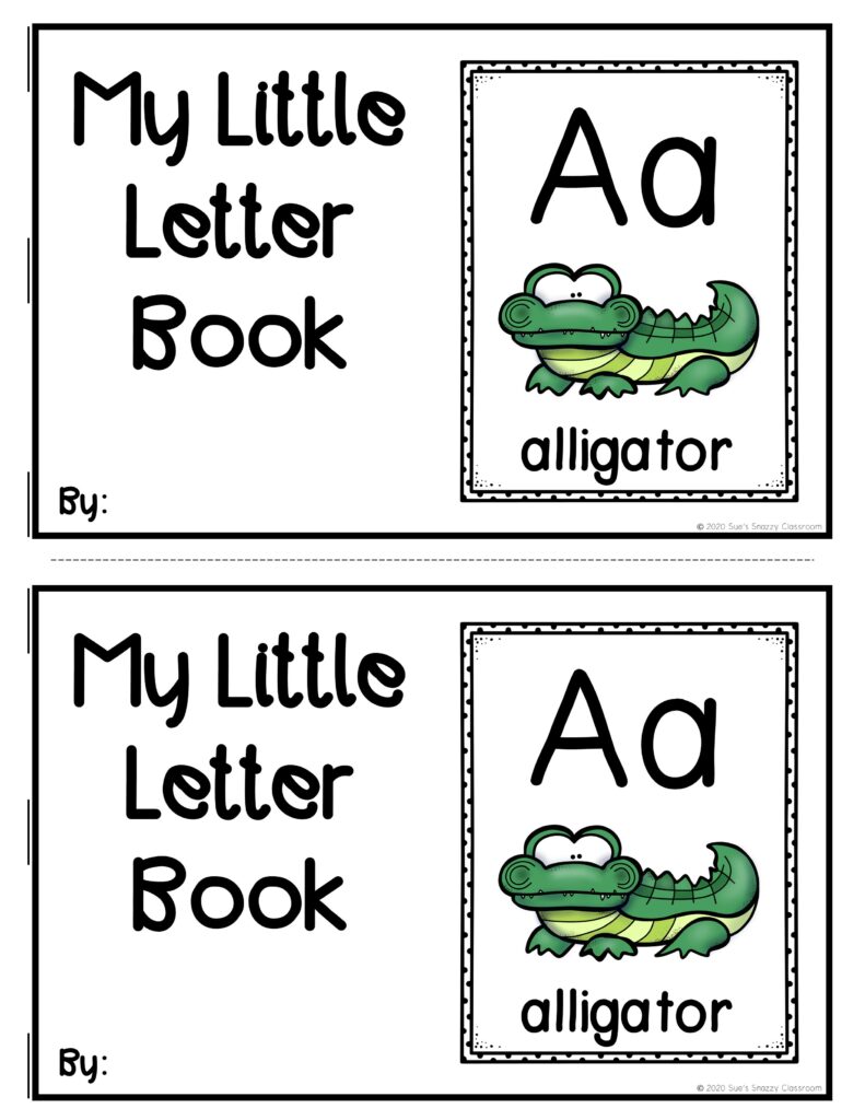 Alphabet Books | Letter Recognition and Writing Practice Activities ...