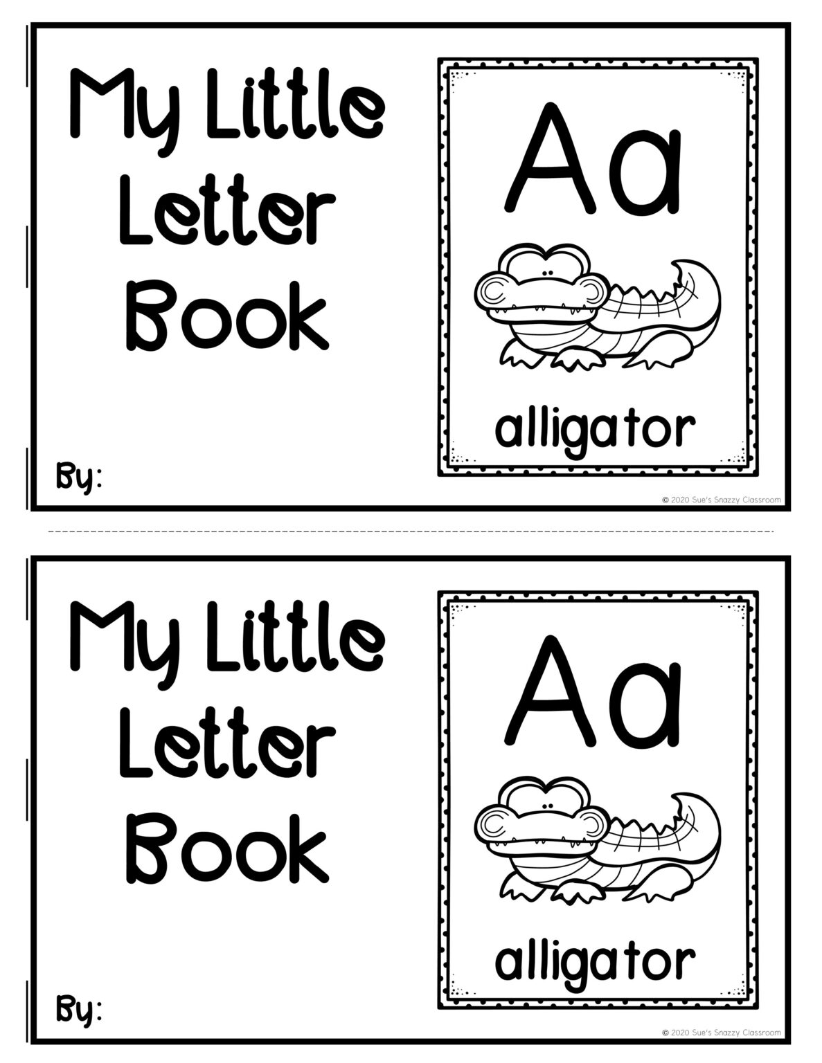 Alphabet Books | Letter Recognition and Writing Practice Activities ...