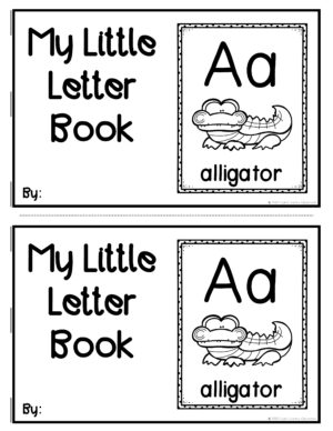 Alphabet Books | Letter Recognition and Writing Practice Activities ...
