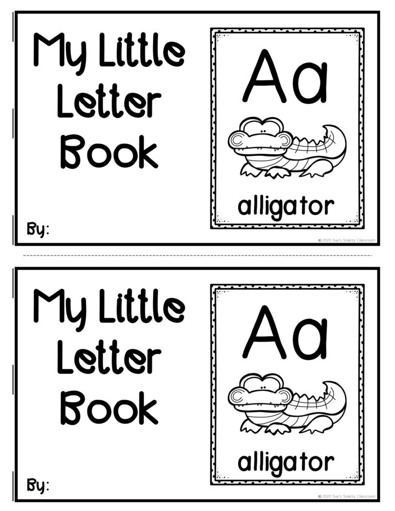 Alphabet Books | Letter Recognition and Writing Practice Activities ...