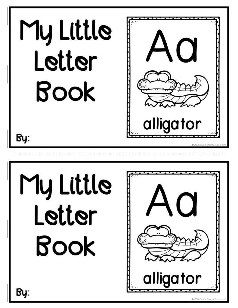 Alphabet Books | Letter Recognition and Writing Practice Activities ...