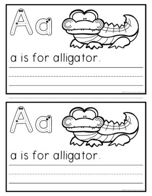 Alphabet Books | Letter Recognition and Writing Practice Activities ...