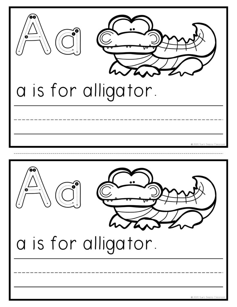 Alphabet Books | Letter Recognition and Writing Practice Activities ...