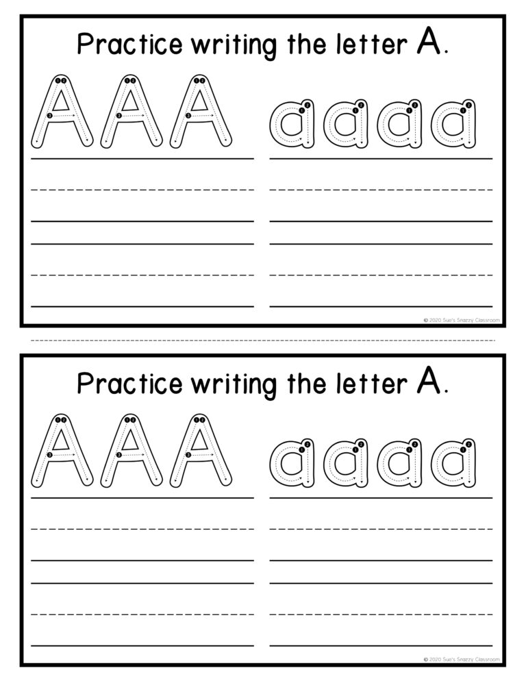 Alphabet Books | Letter Recognition and Writing Practice Activities ...