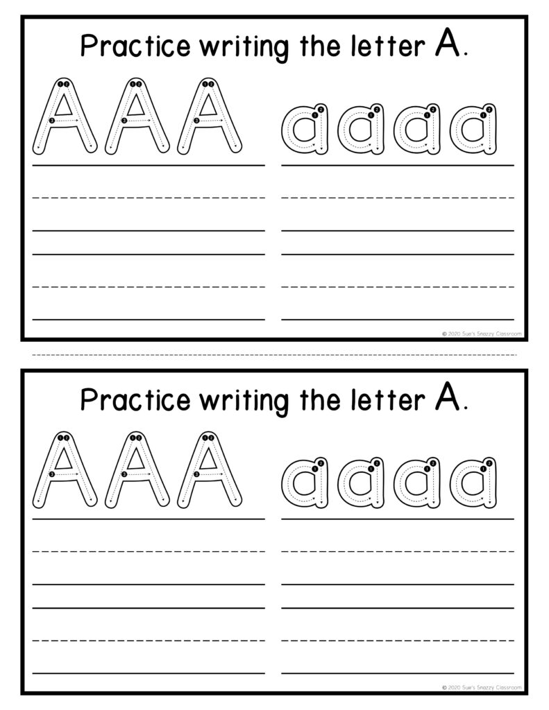 Alphabet Books | Letter Recognition and Writing Practice Activities ...
