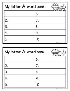 Alphabet Books | Letter Recognition and Writing Practice Activities ...