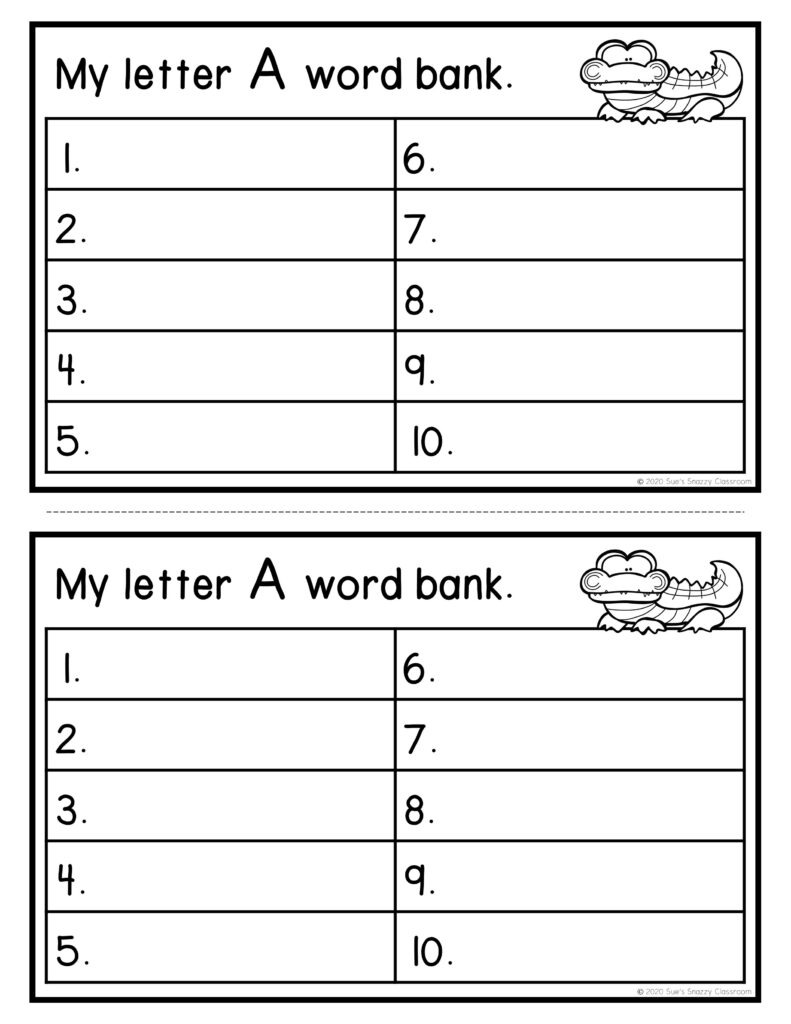 Alphabet Books | Letter Recognition and Writing Practice Activities ...