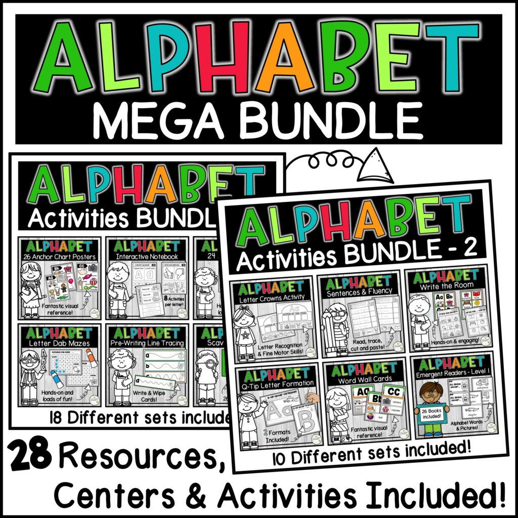 MEGA Bundle of Alphabet Activities - Letter Practice, Recognition and ...