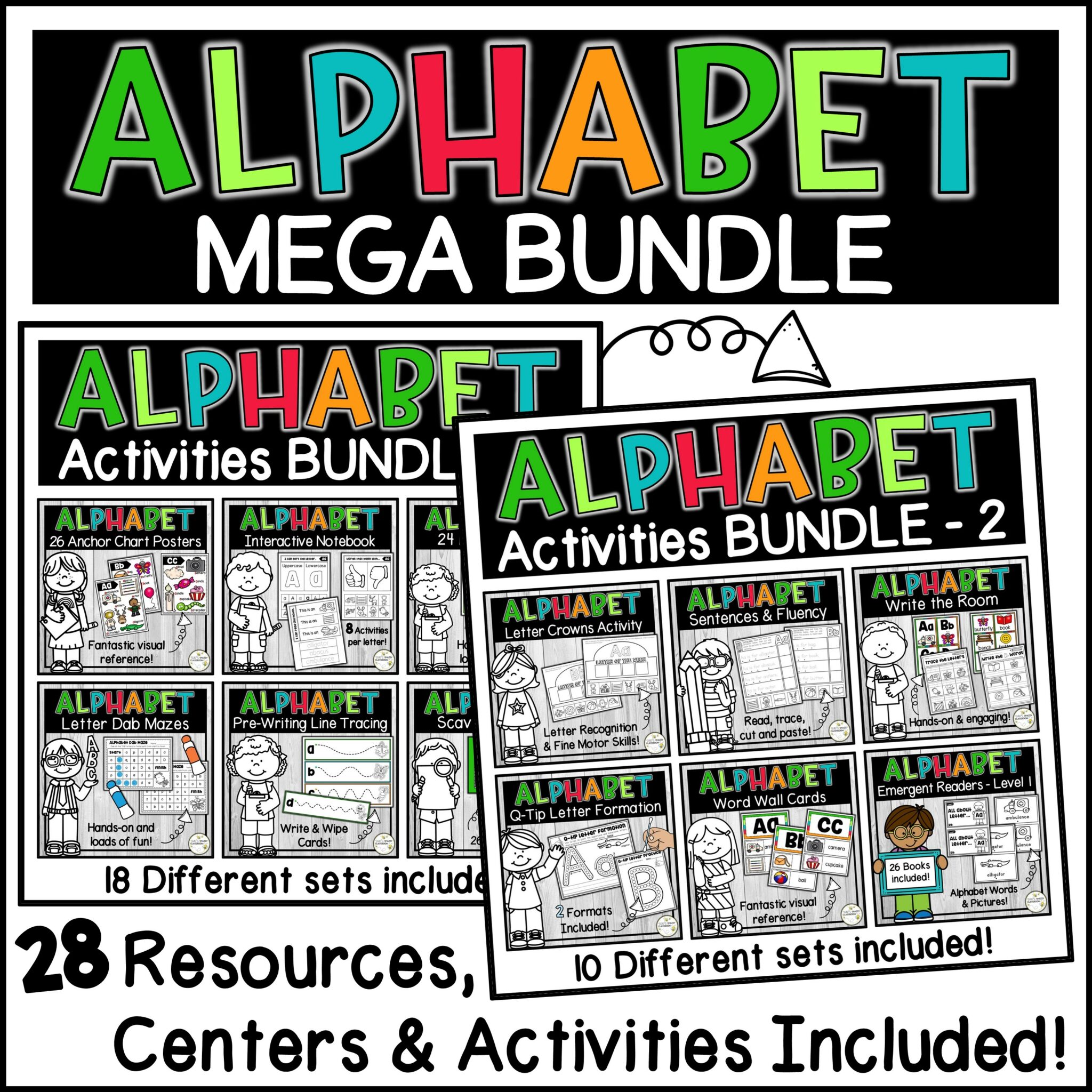 MEGA Bundle of Alphabet Activities - Letter Practice, Recognition and ...