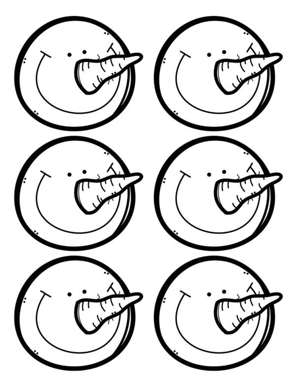 Mindfulness | Snowman Word and Name Craft Activity | Winter Mindful ...