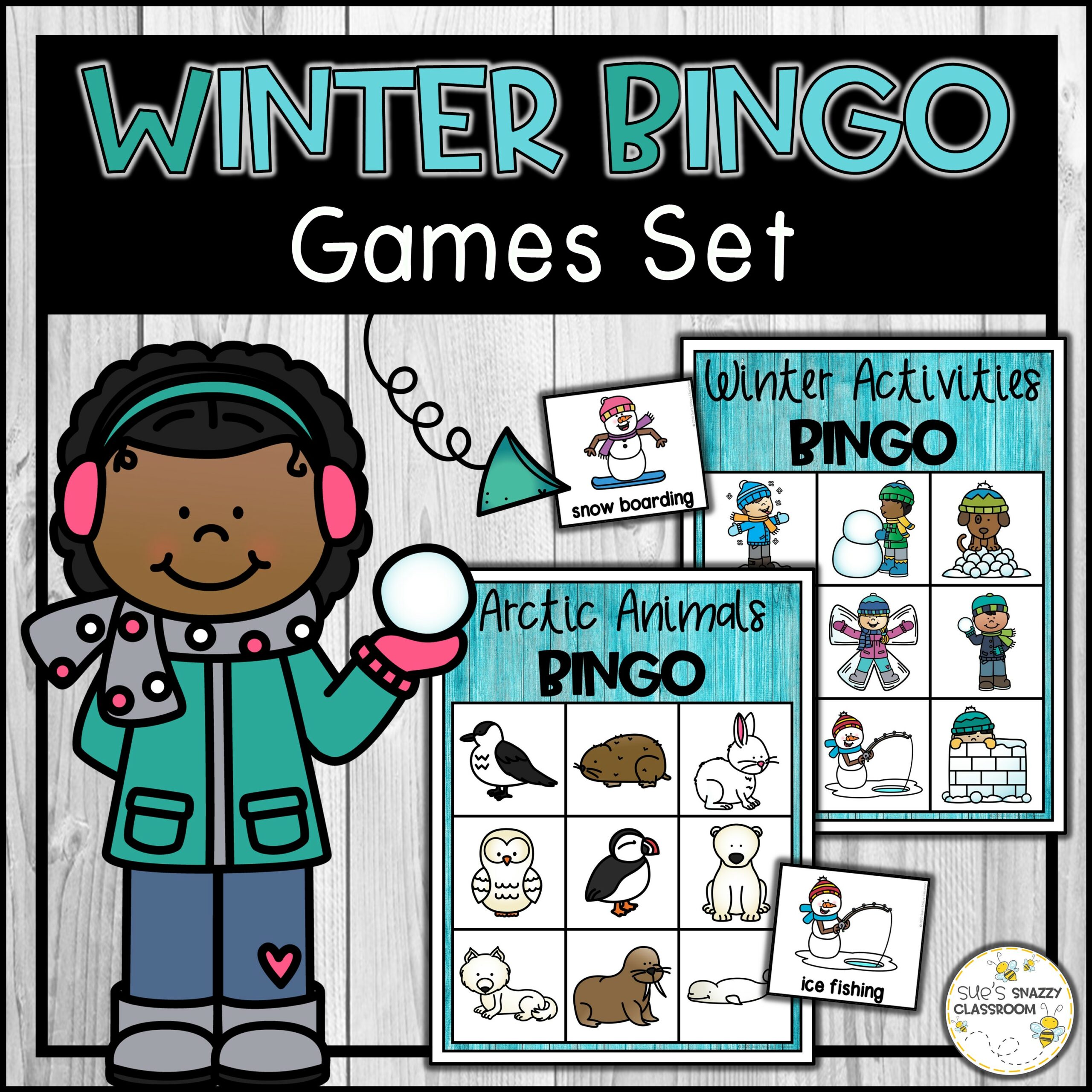 Winter Bingo Games Set | Made By Teachers