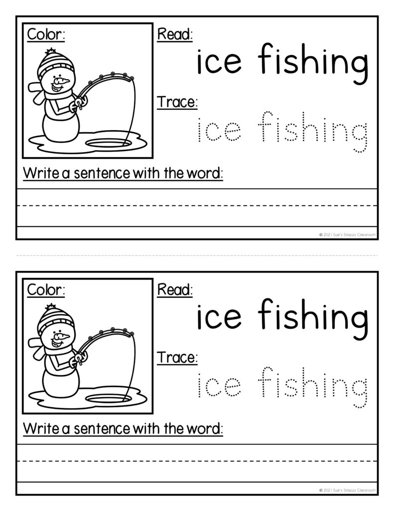 Winter Words Books | Emergent Readers and Writing Activities | Made By ...