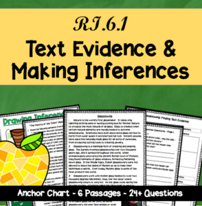 RI.6.1: Text Evidence & Making Inferences | Made By Teachers