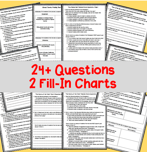 RI.6.1: Text Evidence & Making Inferences | Made By Teachers
