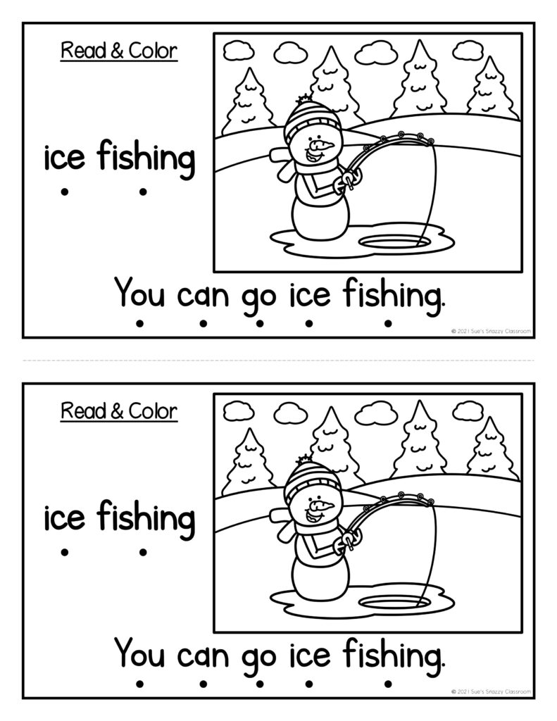 Winter Words Books | Emergent Readers and Writing Activities | Made By ...