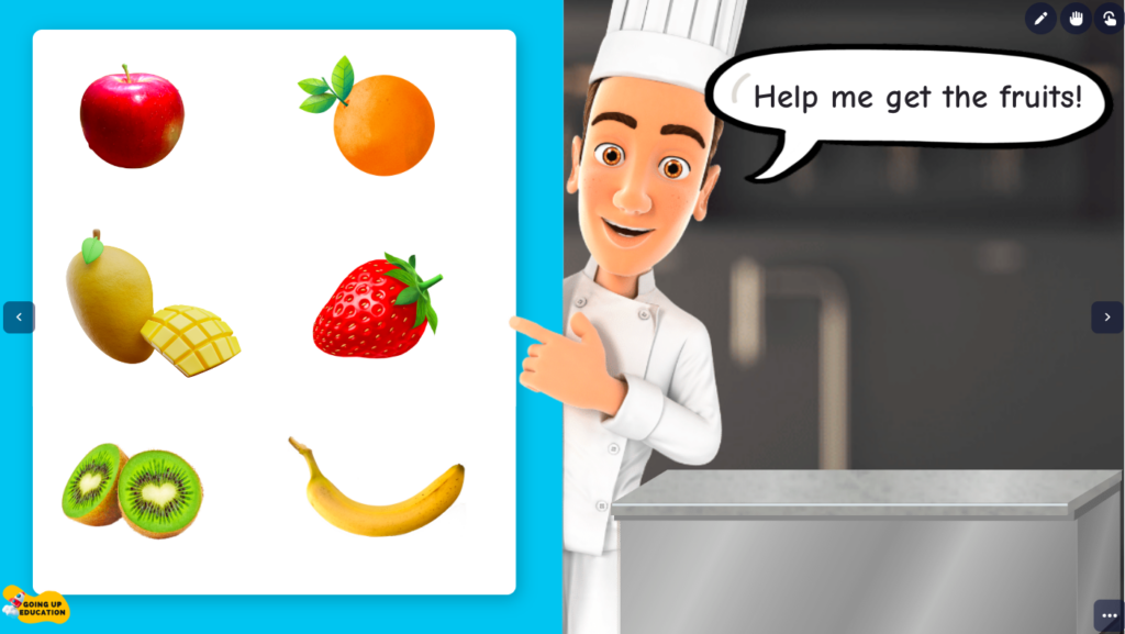 ESL Curriculum - Level 1 Unit 8 Lesson 1 - Fruits & Vegetables | Made ...