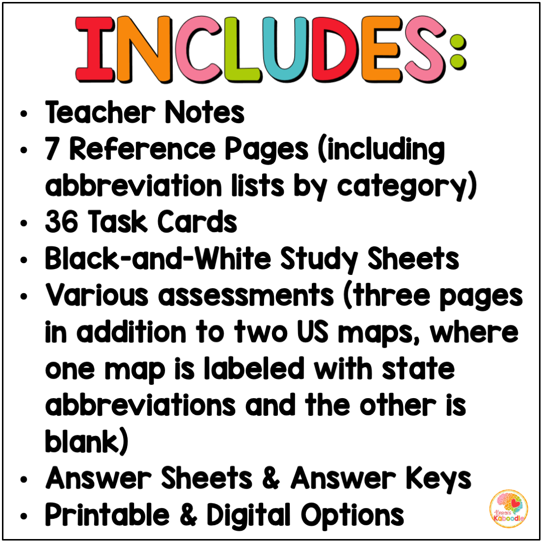 Abbreviations Activities: Rules, Task Cards, and Worksheets Practice ...