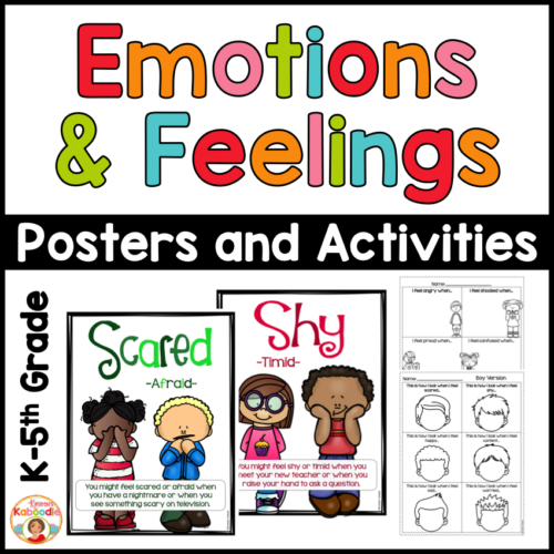 Feelings and Emotions Posters and Activities - Made By Teachers