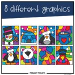 Winter Coloring Pages - Color by Sight Words Code Practice Sheets 1st ...