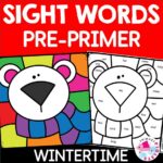 WINTER COLOR BY SIGHT WORDS | WINTER COLOR BY CODE | WINTER COLORING ...
