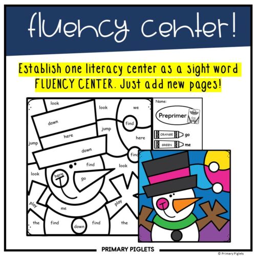 WINTER COLOR BY SIGHT WORDS | WINTER COLOR BY CODE | WINTER COLORING ...