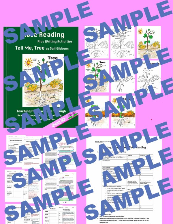 Close Reading: Tell Me, Tree by Gail Gibbons | Made By Teachers